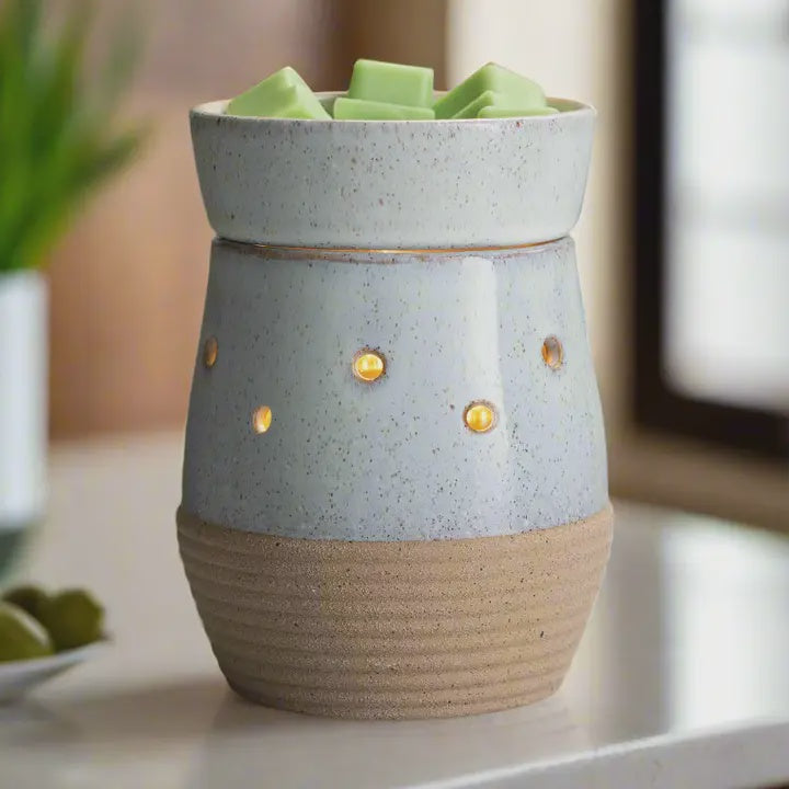 Candle Warmers Rustic White Illumination Warmer – {noun} a place for things