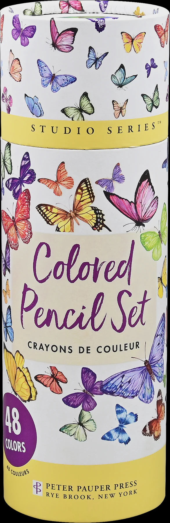 Peter Pauper Set/48 Coloured Pencils – {noun} a place for things